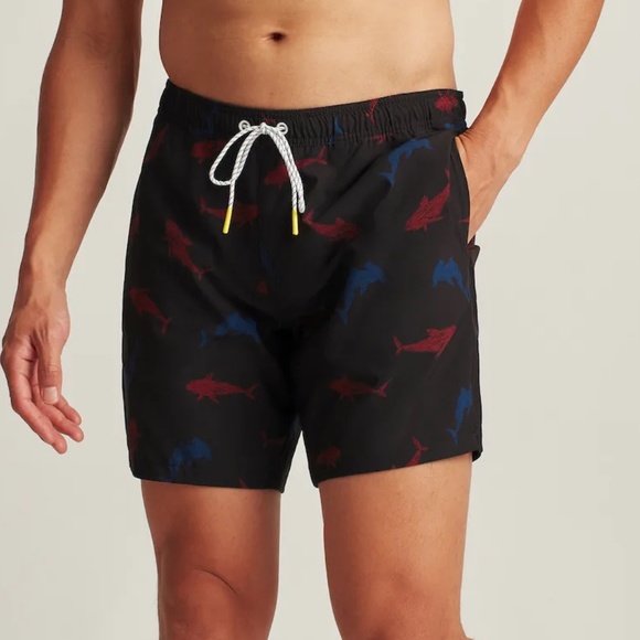 Bonobos | Swim | Riviera Recycled Swim Trunks Shark Swarm Bonobos ...